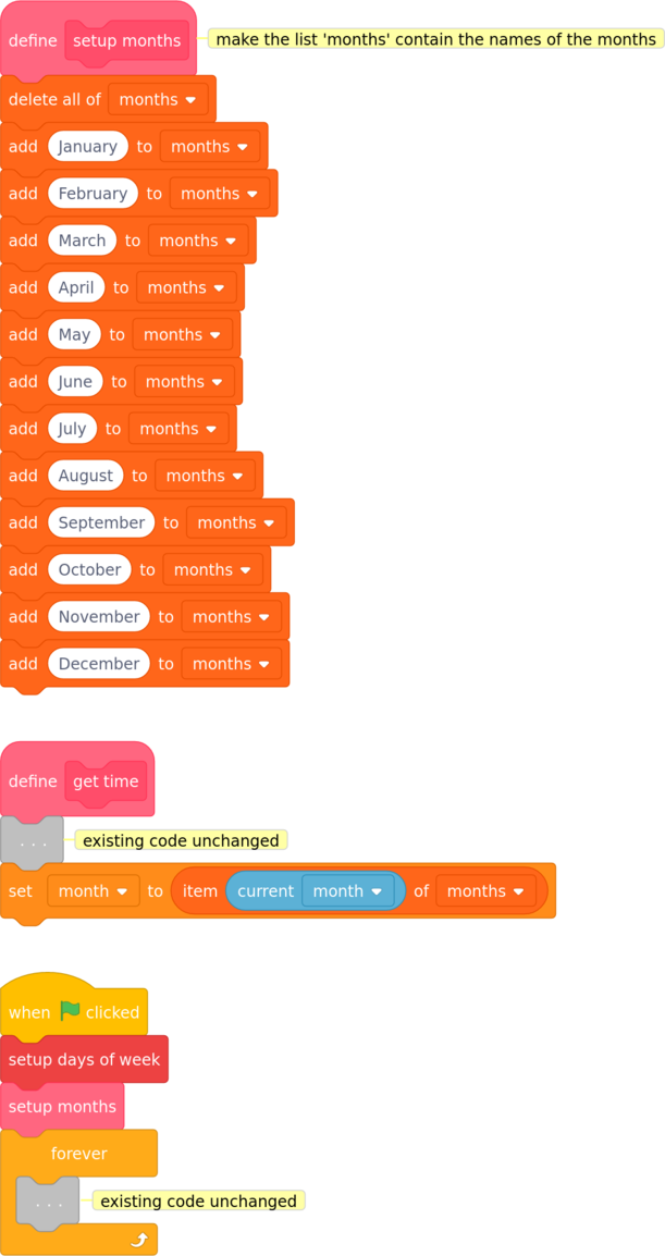 Coding Tutorial: Creating A Calendar & Clock In Scratch